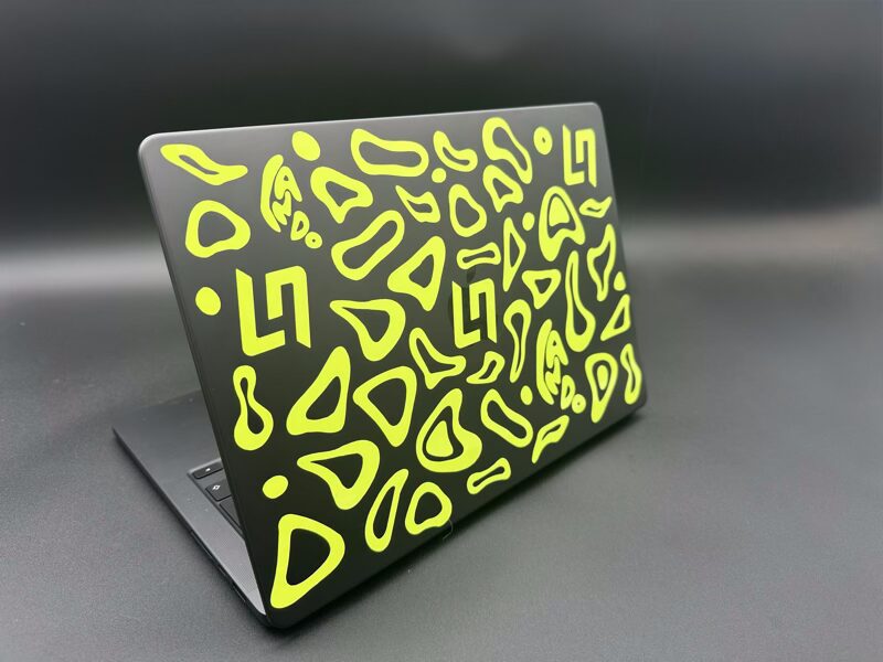 Lando Norris Helmet Neon Blob & Lando Logos x 105 Decal Sticker ...