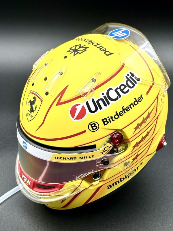 Lewis Hamilton 2025 Season Bell 1:2 Helmet Fully Upgraded Late Season ...