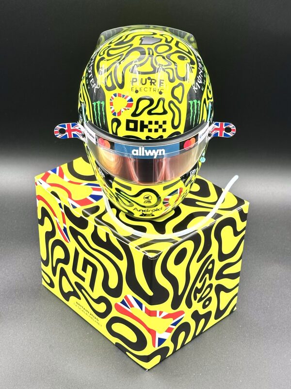 Lando Norris 2025 1:2 Silverstone Win Helmet Fully Upgraded - The ...