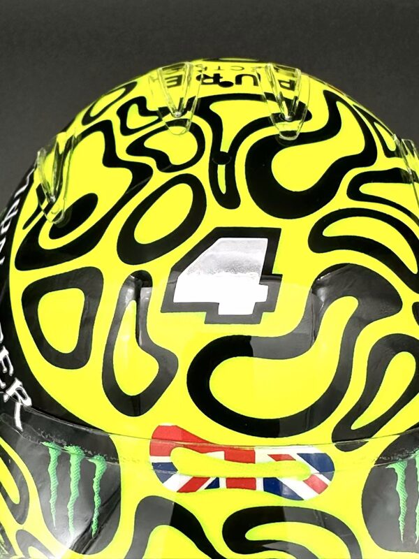 Lando Norris 2025 1:2 Silverstone Win Helmet Fully Upgraded - The ...